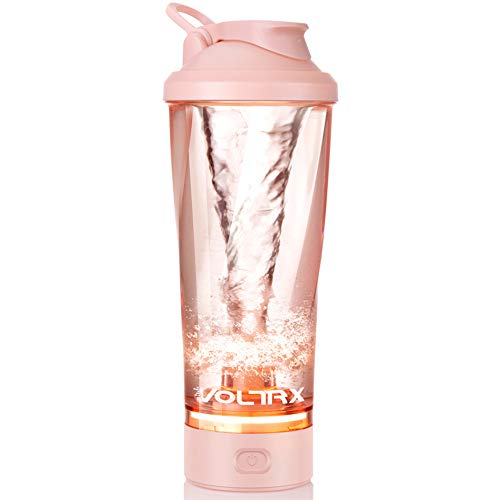 VOLTRX Premium Electric Protein Shaker Bottle, Made with Tritan - BPA Free - 24 oz Vortex Portable Mixer Cup/USB C Rechargeable Shaker Cups for Protein Shakes