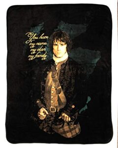 outlander jamie fraser fleece blanket