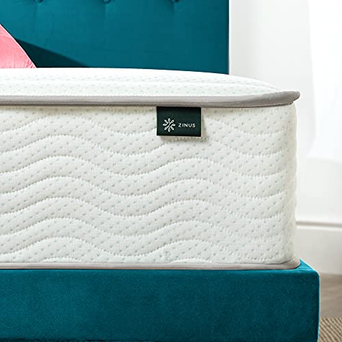 Zinus 10 Inch Foam and Spring Mattress/CertiPUR-US Certified Foams/Mattress-in-a-Box, Twin & 8 Inch Foam and Spring Mattress/CertiPUR-US Certified Foams/Mattress-in-a-Box, Twin