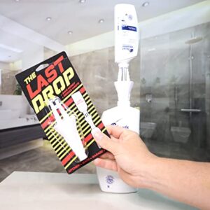 The Last Drop Universal Bottle Emptying Kit Transfer Connector for Soap, Lotion, Shampoo, Conditioner, and Kitchen Condiments, Mess Free Leak Proof Funnel Coupler, Fits All Sizes