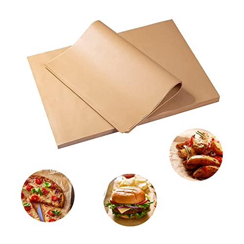 Parchment Paper Sheets, 9x13 In Non-Stick Precut Baking Parchment for Baking, Grilling, Air Fryer, Steaming, and More (Unbleached) - Quarter Sheet Size, Perfect for Bread, Cakes, Cookies, 120PCS