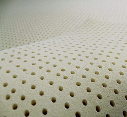 Latex Mattress Topper - 4 inch Organic Latex with Cover (Soft/Medium Flippable) (Twin)