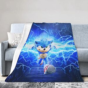 cartoon blanket super soft flannel throw blanket warm lightweight for kids adults gifts 50"x40"