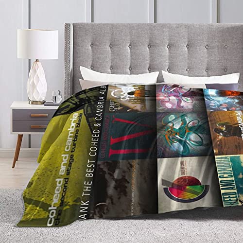 Progressive Rock Coheed Music and Band Cambria Blanket Fleece Flannel Throw Blankets Cool Bed Blanket Living Room Sofa 50"X40"