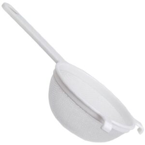 hic harold import co. hic mesh strainer, 7-inch, white