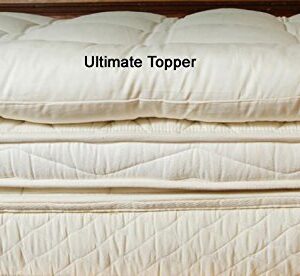 Holy Lamb Organics Wool Mattress Toppers - Ultimate (King Ultimate Topper)