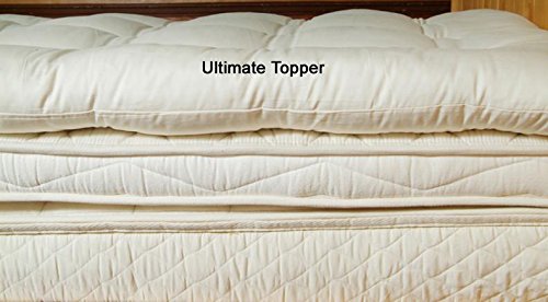 Holy Lamb Organics Wool Mattress Toppers - Ultimate (King Ultimate Topper)