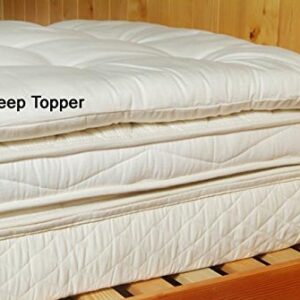 Holy Lamb Organics Wool Mattress Toppers - Ultimate (King Ultimate Topper)