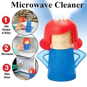 Keledz Microwave Cleaner Angry Mom with Fridge Odor Absorber Cool Mom(2pcs)