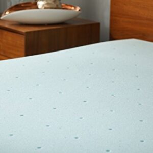 Bedsy Sleep 3" Gel Memory Foam Mattress Topper, Soft, Twin