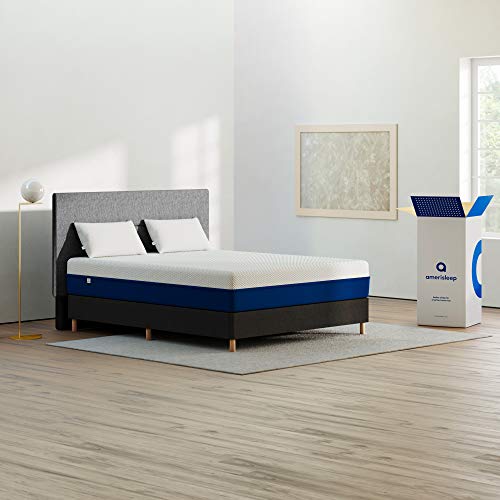 AMERISLEEP AS2 Memory Foam Mattress - King (Medium Firm) | Plant Based Material | Made 100% in USA