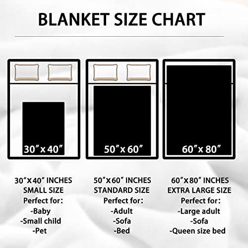 Yiyhuxf Best 50th 15th 10th 5 Year 3rd Wedding Birthday Gifts for Wife for Her Throw Blanket 60"x50"