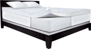 serta 4-inch dual layer mattress topper, california king