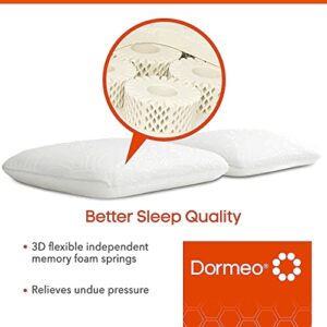 The Premium Mattress Topper by Dormeo (Twin XL) and True Evolution Pillow Bundle