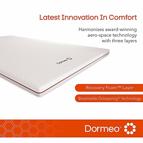 The Premium Mattress Topper by Dormeo (Twin XL) and True Evolution Pillow Bundle