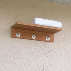 24" Pacifica Towel Shelf