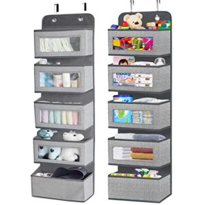 homyfort over the door hanging organizer storage with 5 big pockets