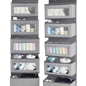 homyfort Over the Door Hanging Organizer storage with 5 Big Pockets