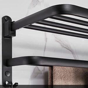 Towel Racks for Bathroom Wall Mounted 24" Foldable Towel Rack(60cm)