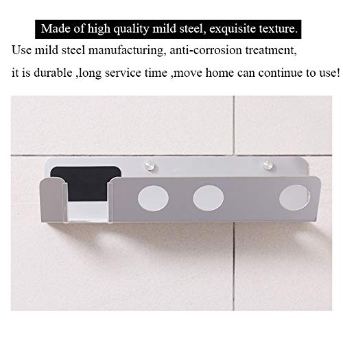 Hosoncovy Hairdryer Wall Mount Holder Stand Blow Dryer Rack Hook Organizer for for Dyson Supersonic Hair Dryer (Rose Gold)