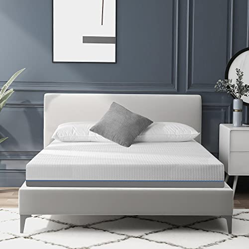 8 inch Full Size Mattress Gel & Charcoal Infused Memory Foam Mattress Full Medium Comfort CertiPUR-US Certified Motion Isolating Supporting Body Weight Relieve Pressure Washable Zipper Cover