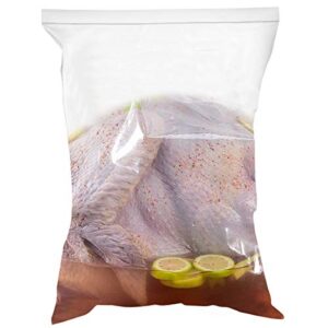 [ 24 count ] - 3 mill - 18"x24" - extra large super big bags, zipper - 3 mill - jumbo big plastic bags, clear 5 gallon bags,- 24 count