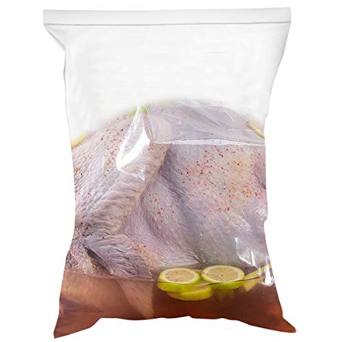 [ 24 COUNT ] - 3 MILL - 18"x24" - Extra Large Super Big Bags, Zipper - 3 MILL - Jumbo Big Plastic Bags, Clear 5 Gallon Bags,- 24 Count