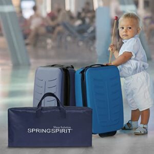 SPRINGSPIRIT Pack and Play Mattress Bag, Carry on Bag, Trifold Playard Carry Case, Multi-use Carrying Storage Bag for Travel, Portable & Durable Moving Bag, Waterproof (26"×12.5"×5.5")