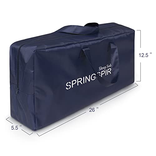 SPRINGSPIRIT Pack and Play Mattress Bag, Carry on Bag, Trifold Playard Carry Case, Multi-use Carrying Storage Bag for Travel, Portable & Durable Moving Bag, Waterproof (26"×12.5"×5.5")