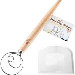 Danish Dough Whisk Bread Mixer - Hook Dutch Pizza Dough Making Bread Mixer Whisk Hooks Accessories Wisks - Great As A Gift