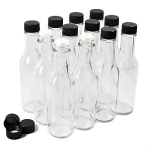 nicebottles Hot Sauce Bottles, 5 Oz - 12 Pack