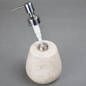 Creative Home Champagne Marble Boulder Liquid Soap Dispenser