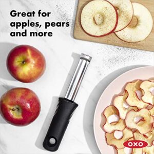 OXO Good Grips Apple Corer,1 EA, Silver/Black