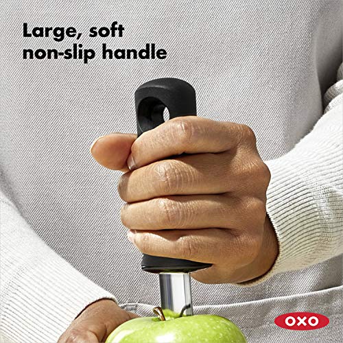 OXO Good Grips Apple Corer,1 EA, Silver/Black