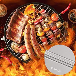 EPPARN Smash Burger Press, 6.3 inch Stainless Steel Burger Smasher, Hamburger Press Patty Maker Griddle Accessories, Grill Press Bacon Press