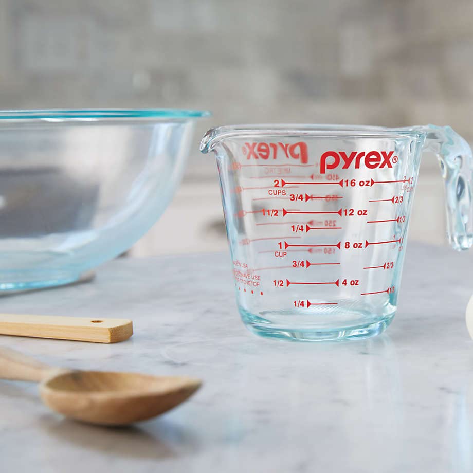 Pyrex Prepware 2-Cup Glass Measuring Cup (Pack of 2), with Supreme Box Safe Packaging