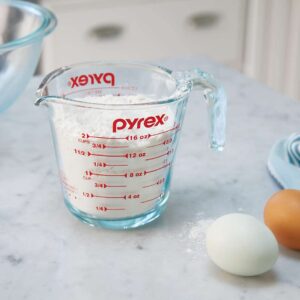 Pyrex Prepware 2-Cup Glass Measuring Cup (Pack of 2), with Supreme Box Safe Packaging