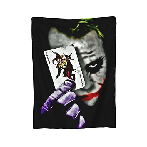 Joker Blanket Super Soft Cute Micro Fleece Throw Blankets Suitable for Adults and Children 80"x60" from WMCYZHU