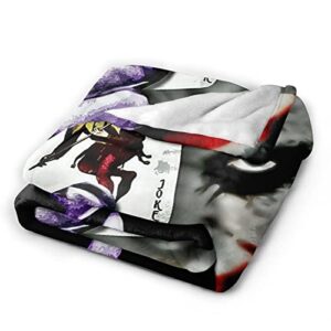 Joker Blanket Super Soft Cute Micro Fleece Throw Blankets Suitable for Adults and Children 80"x60" from WMCYZHU