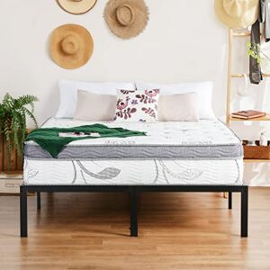 overstock sleeplanner 12-inch hybrid memory foam innerspring mattress queen