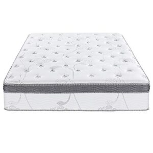 Overstock Sleeplanner 12-inch Hybrid Memory Foam Innerspring Mattress Queen