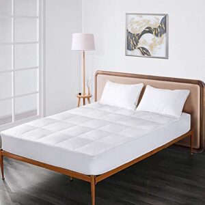 Home Elements 230 Thread Count White Goose Feather Twin Bed/Mattress Topper