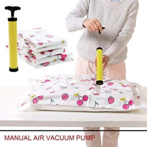 Isabelvictoria Compact Size Manual Vacuum Bag Space Saver Saving Seal Compressed Storage Bag Pump Compact Hand Air Vacuum Pump