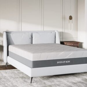 Sven & Son Queen Mattress, Bed in A Box, 10" Luxury Cool Gel Memory Foam, Pressure Relief & Support, 10" Year Warranty, Designed in USA(Queen, Mattress Only 10" Firm)