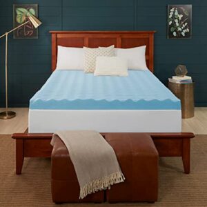 4" ecowave memory foam mattress topper (queen)