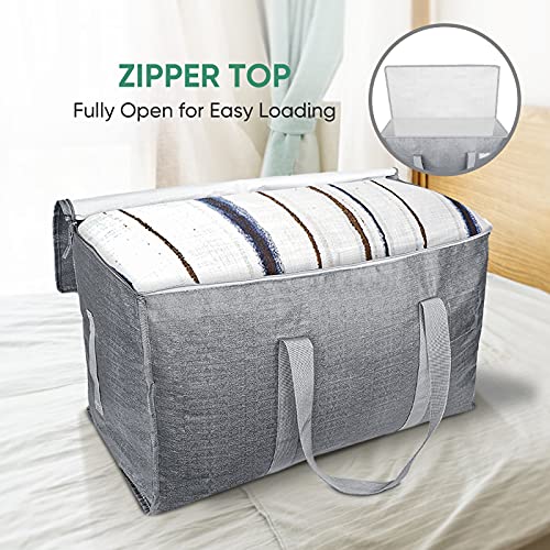 6 Pack Oversized Moving Bags +2PK Mattress Bag for Moving Storage