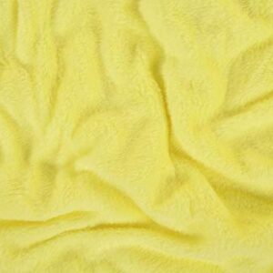 Mintra Home Blanket - Super Soft, 100% Polyester (Yellow, 87in x 87in (XL)) Lightweight Warm Fleece Blanket/Throw/Bed Cover/Couch Cover