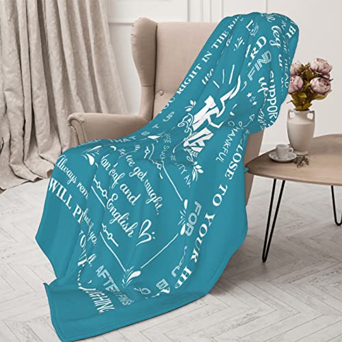 Best Friend Blanket BFF Gifts for Women 50"x60"Luxurious Friends Blanket with Loving Messages for Best Friend Birthday Gifts for Women Unique Snuggly Soft Fleece Blanket