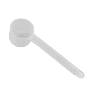 1 teaspoon (1/3 tablespoon | 5 ml) long handle scoop for measuring coffee, pet food, grains, protein, spices and other dry goods (pack of 1)