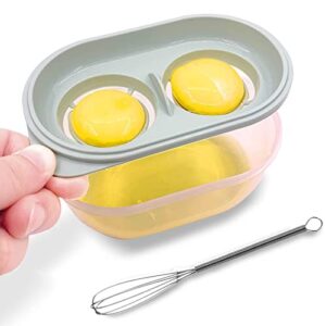 egg white separator with egg beater, egg separator yolk white separator egg white filter storage box food grade level kitchen gadgets egg separator for kitchen cooking kitchen gadgets